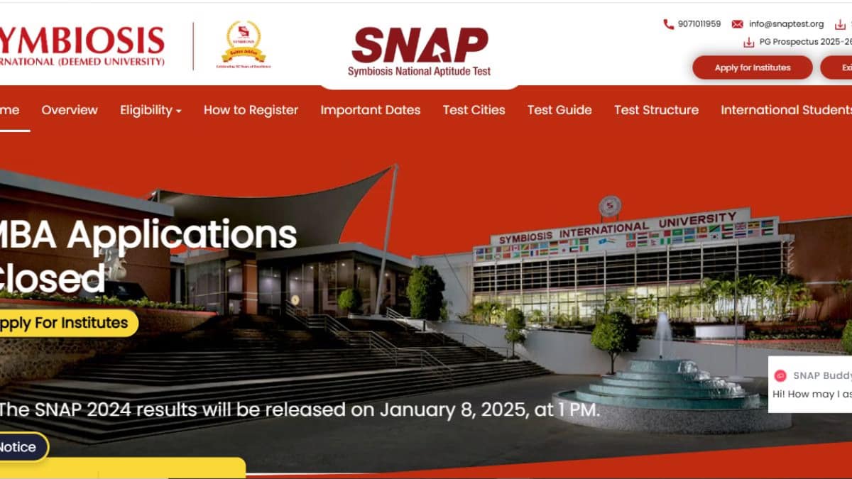 SNAP Result 2024 Out Today: Check Results At Snaptest.org